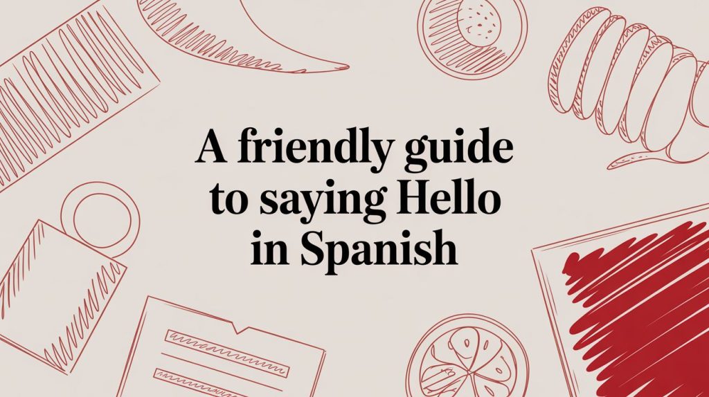 A Friendly Guide to Saying Hello in Spanish