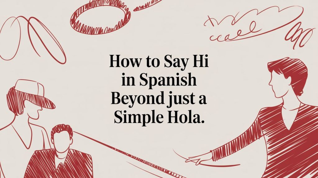 How to Say Hi in Spanish Beyond Just a Simple Hola